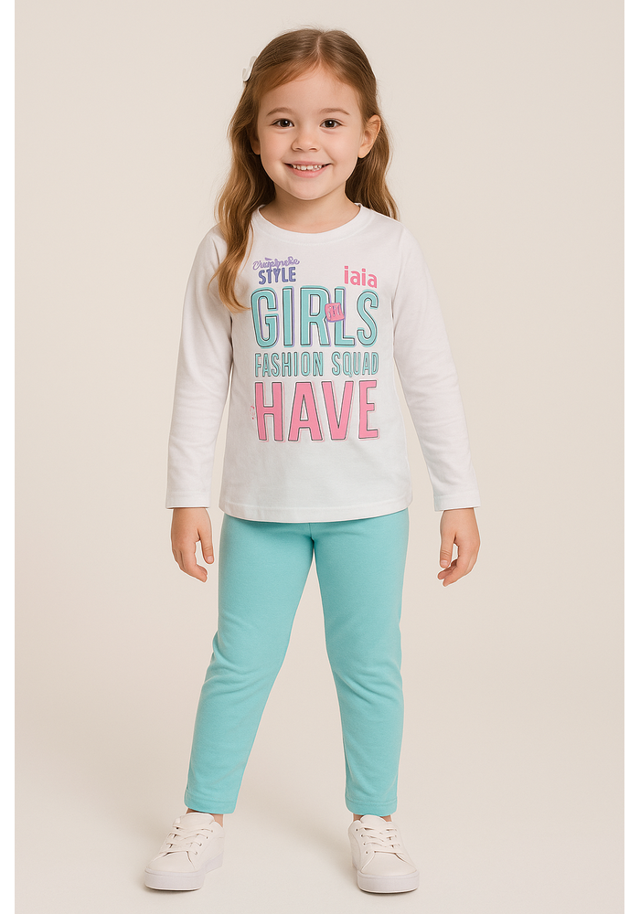 Conjunto Infantil Feminino “Girls Fashion Squad” – Estilo e Conforto ...